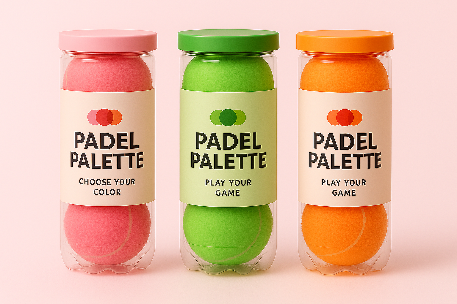 Padel Palette - Gekleurde padelballen